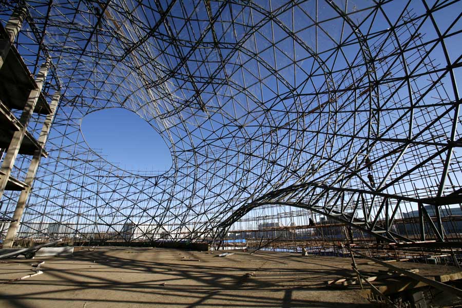 Erdos Inner Mongolia Map Erdos Museum, Mongolia MAD Architects