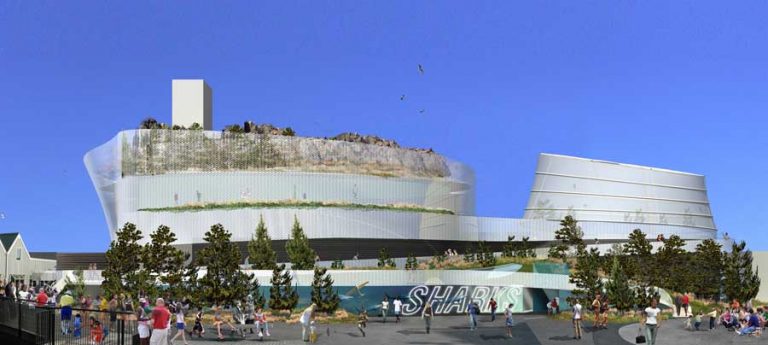 Shark Exhibit Building Coney Island Architecture - e-architect