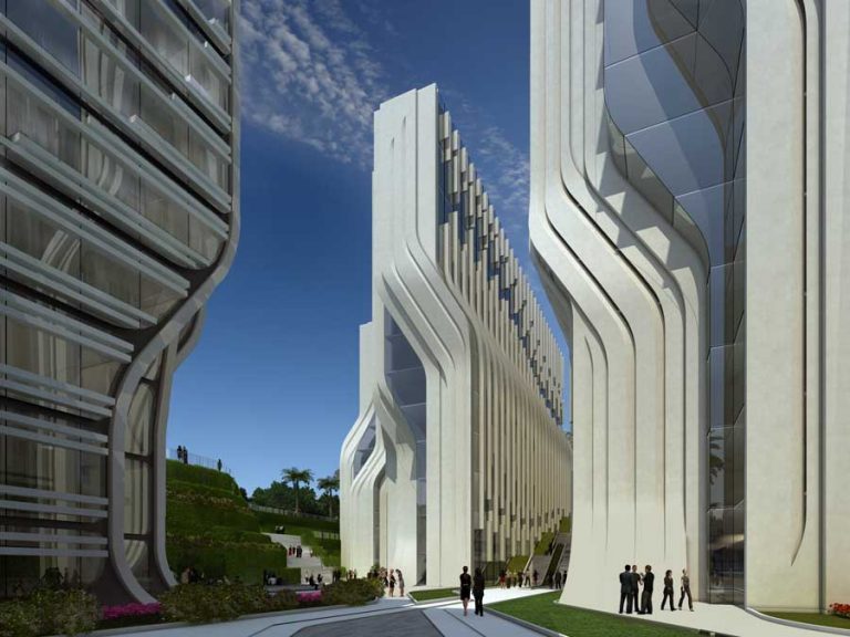 Stone Towers Cairo, Egypt Buildings by Zaha Hadid - e-architect