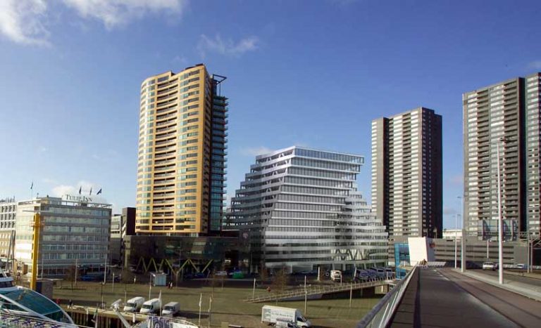 Zalmhaven Rotterdam Building: Erasmusbridge - e-architect