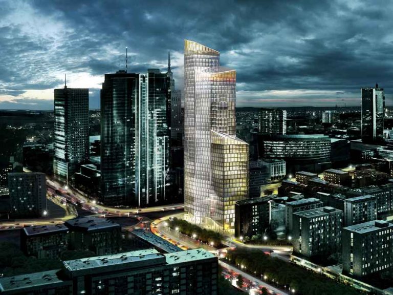 Office Tower in Warsaw, Polish skyscraper building - e-architect