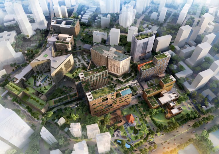 Health City Novena - Singapore Healthcare Hub - e-architect