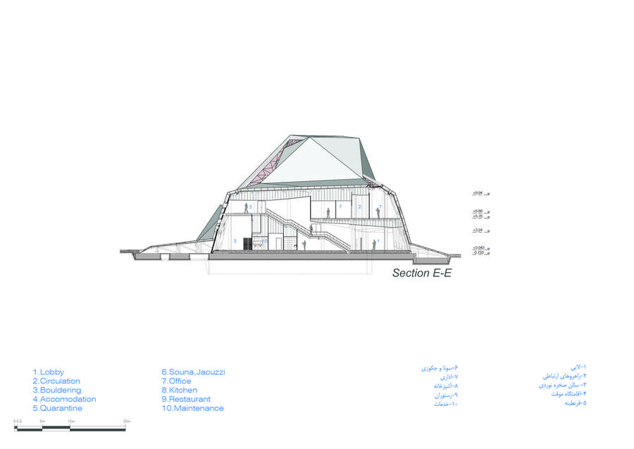 Polour Rock Climbing Hall, Mazandaran Building - e-architect