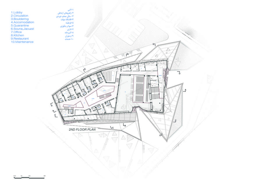 Polour Rock Climbing Hall, Mazandaran Building - e-architect