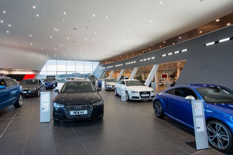Audi Garage Dundee, Tayside - e-architect
