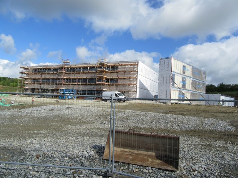 DuPont Tyvek Modular Office Block - e-architect