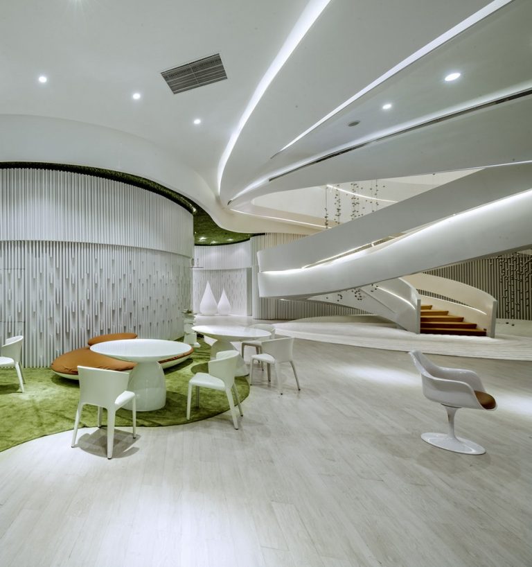 Flow Exhibition Space Chengdu Gallery Interior - e-architect