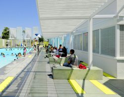 The Central Recreation Center Pool Los Angeles - e-architect