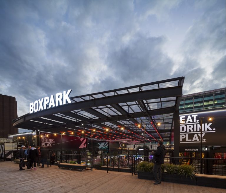Boxpark Croydon Building at Ruskin Square - e-architect