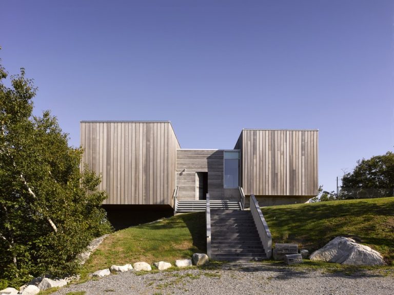 Two Hulls House Port Mouton, Nova Scotia - e-architect