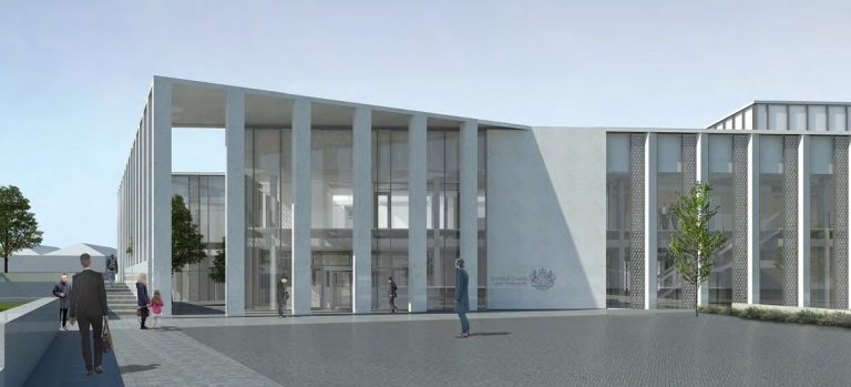 Inverness Justice Centre building by Reiach and Hall - e-architect