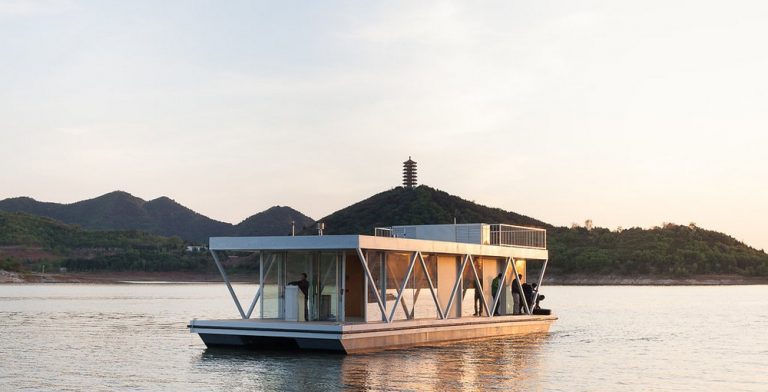 FloatWing House in China, pedro brigida - e-architect