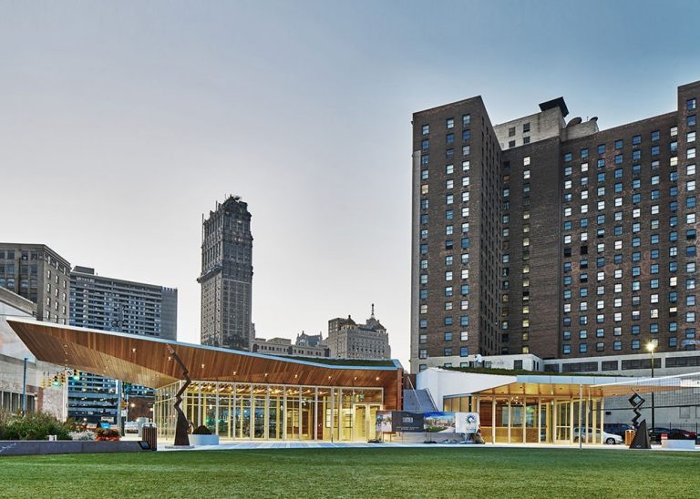 Beacon Park Lumen Restaurant Detroit - e-architect
