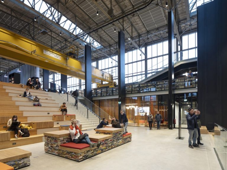 LocHal Library in Tilburg Building - e-architect