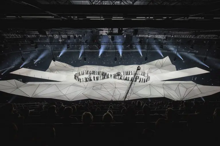 Both Sides in Arena Riga, Latvia Stage Design - e-architect