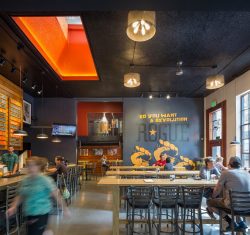 Rogue Pearl Pub in Portland, Oregon bar - e-architect