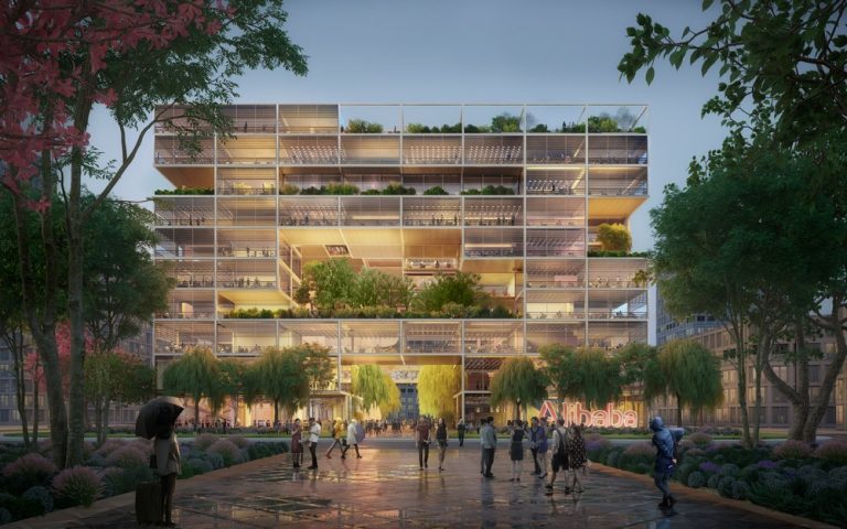 Alibaba Headquarters Hangzhou building, China - e-architect
