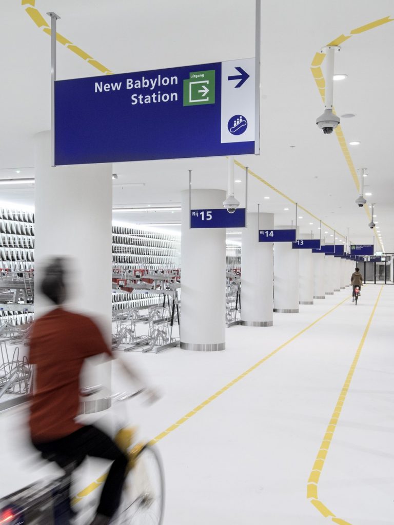 The Hague bicycle parking garage design - e-architect