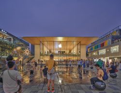 Apple Stores interior design photos, modern retail - e-architect