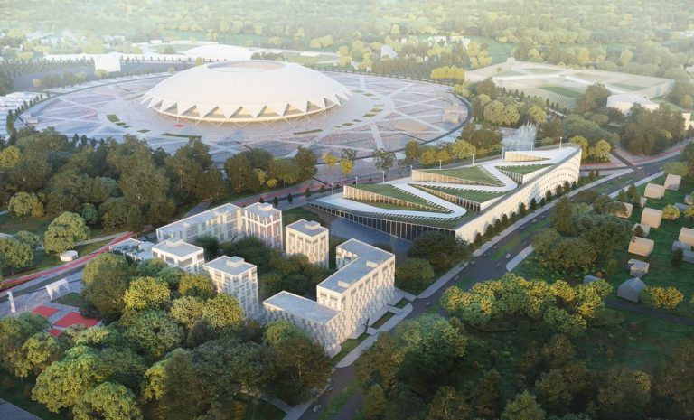Samara Arena Stadium Masterplan Winner - e-architect