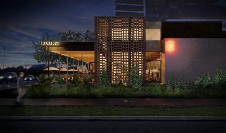 Flora Restaurant, Houston Buffalo Bayou Park, Texas - e-architect