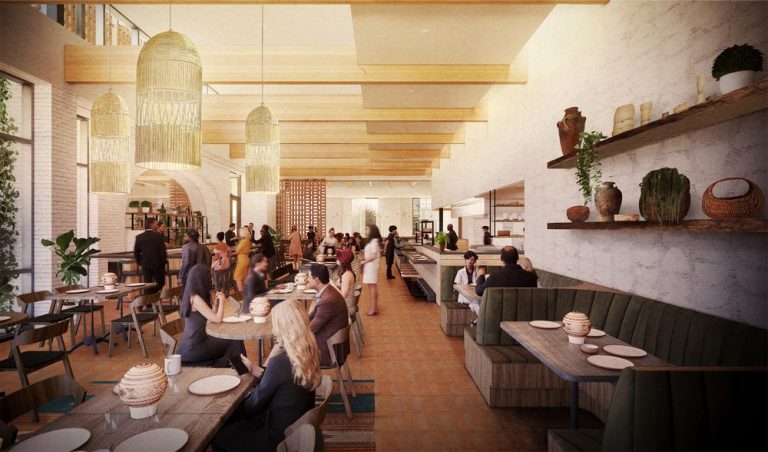 Flora Restaurant, Houston Buffalo Bayou Park, Texas - e-architect