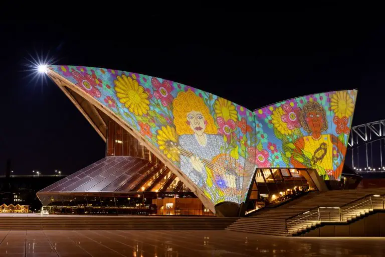 Sydney Opera House Projection, NSW - e-architect