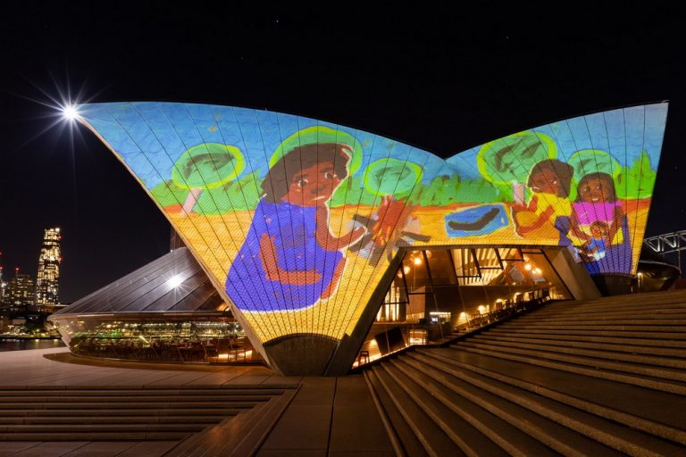 Sydney Opera House Projection, NSW - e-architect