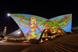 Sydney Opera House Projection, NSW - e-architect