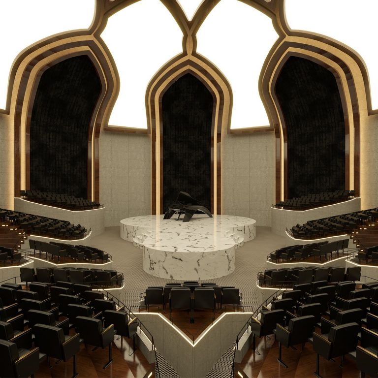 Lotus Amphitheater Iran: Peyman Kiani Architects - e-architect