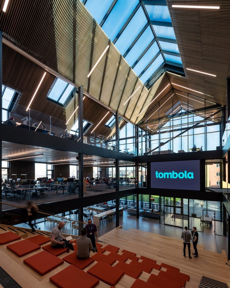 Tombola House, Sunderland offices design - e-architect