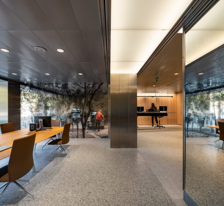 Banco Sabadell Space Madrid bank building - e-architect