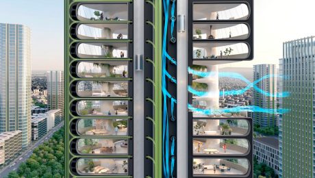 Urban Sequoia building for absorbing carbon - e-architect
