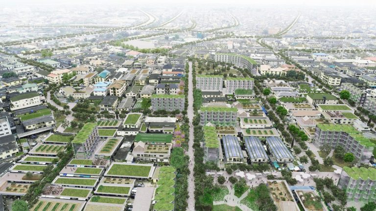 Urban Sequoia building for absorbing carbon - e-architect