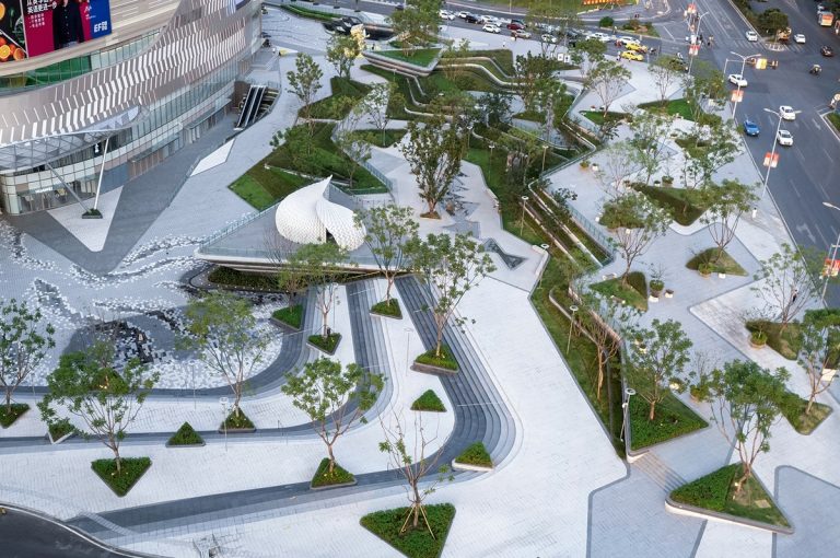 The Ring Chongqing Retail, Yubei Landscape - e-architect