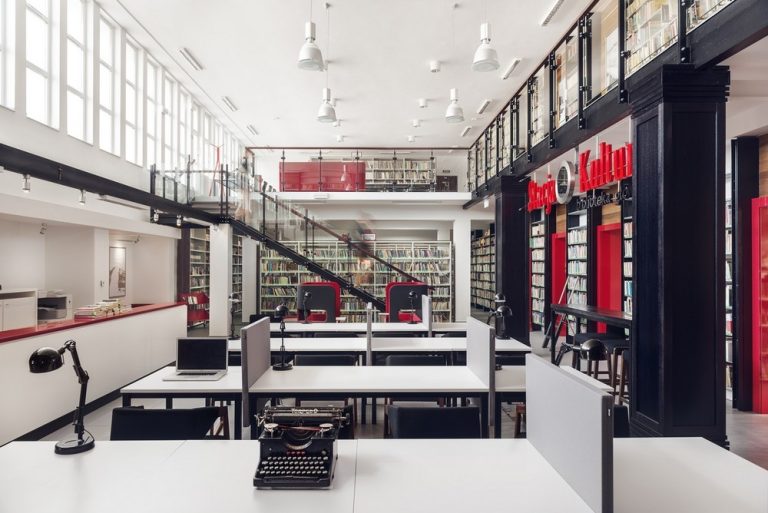LIBRARY at the train station, Rumia, Poland - e-architect