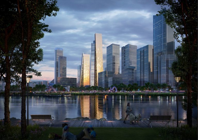 Qianhai Prisma Towers Shenzhen buildings design - e-architect