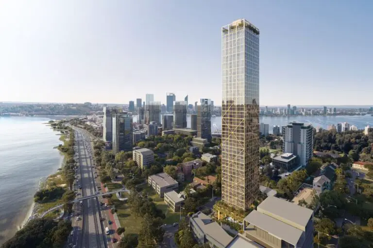 World's Tallest Hybrid Timber Tower, Perth, Western Australia - e-architect
