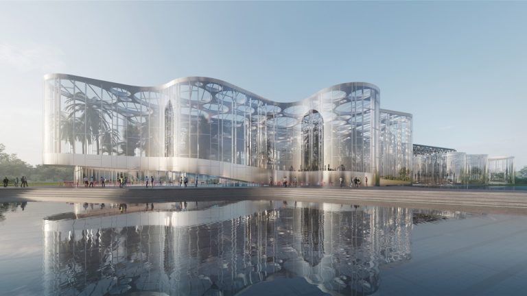 The Lake House, Shanghai life experience pavilion building - e-architect