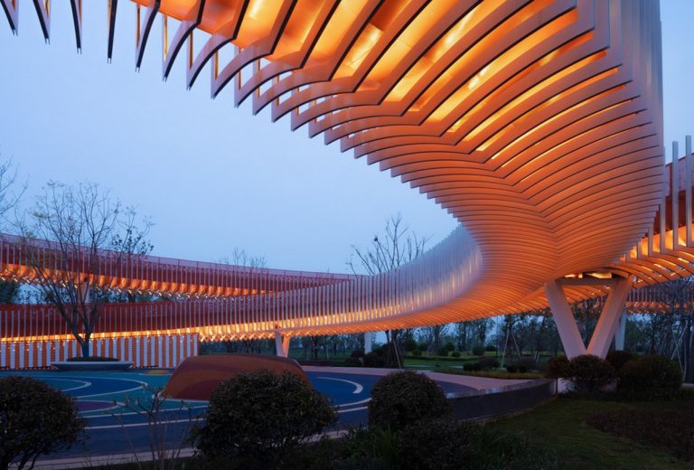 The Dong‘an Lake Sports Park Bridge, Chengdu - e-architect