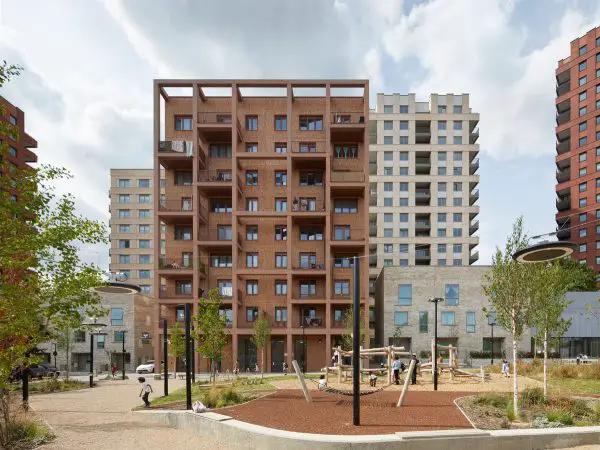 Barking Riverside Phase 210 London housing - e-architect