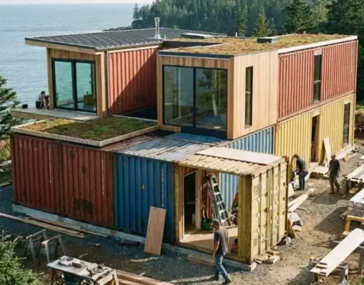 How to build with shipping containers - e-architect