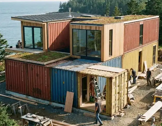 How to build with shipping containers - e-architect