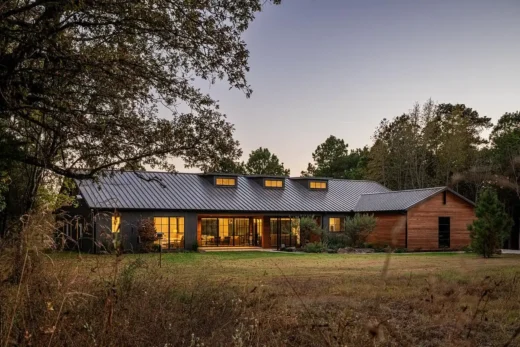 Cross Pines Ranch, East Texas, USA home - e-architect
