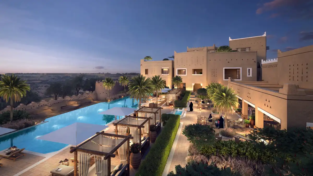 Diriyah luxury hotel designs by Aedas - e-architect